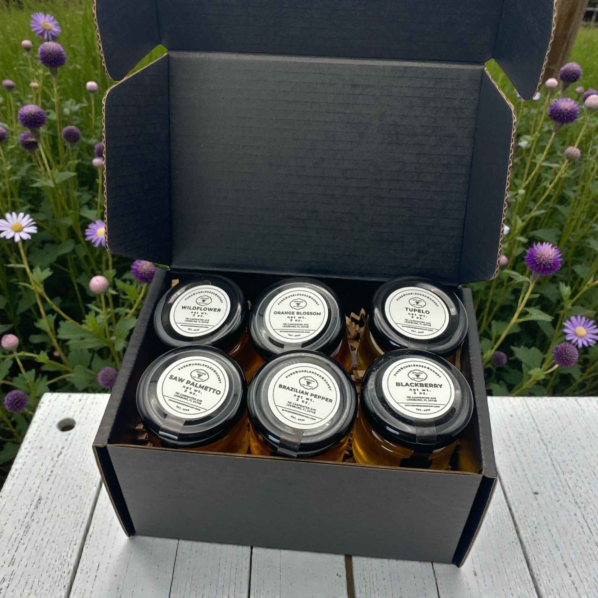 2 oz. Raw Honey Sampler – Try Before You Buy – Mitchem Bee Company